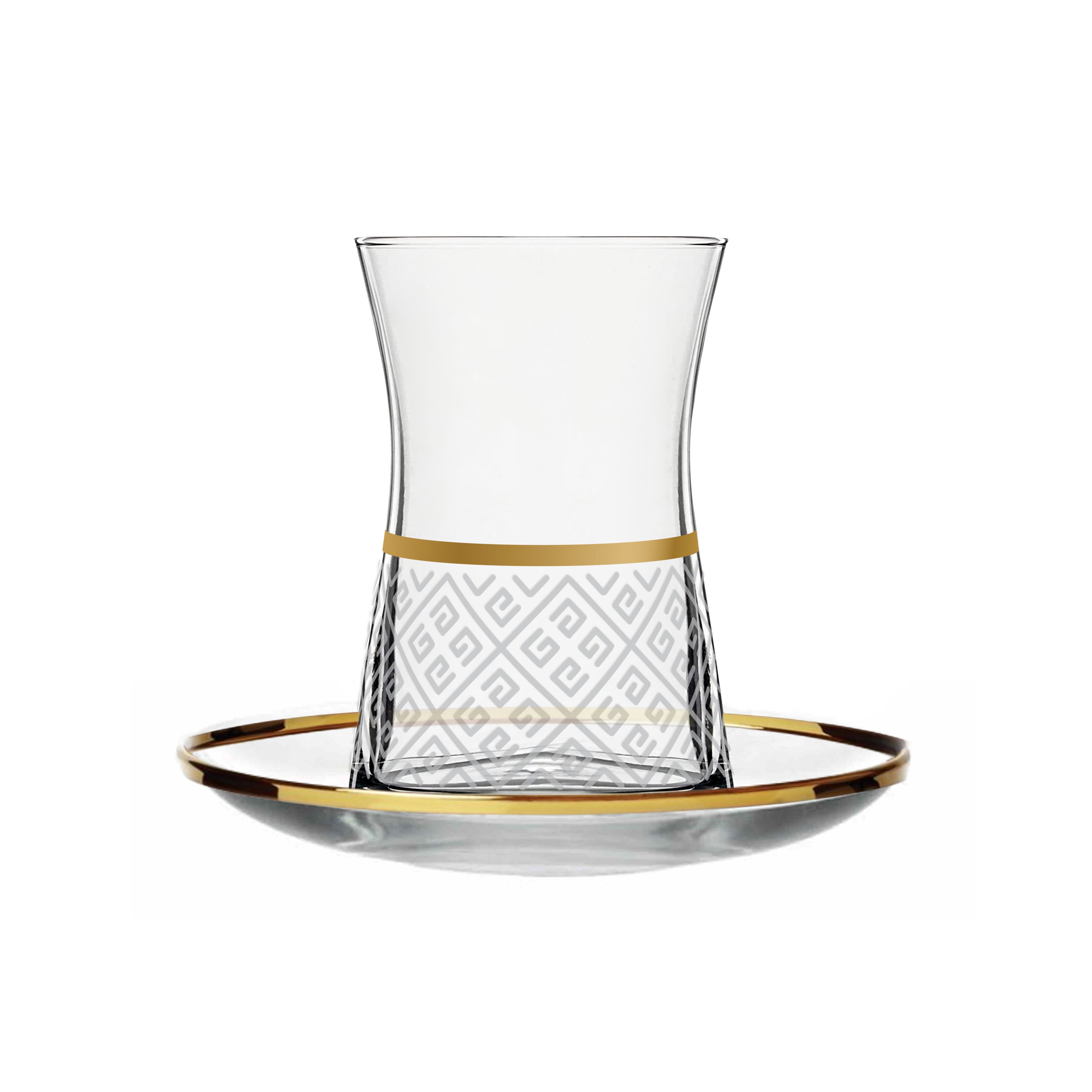 Dimlaj Touch Crown Set of 12 pcs Istikan Cup and Saucer Gold – Emirates ...