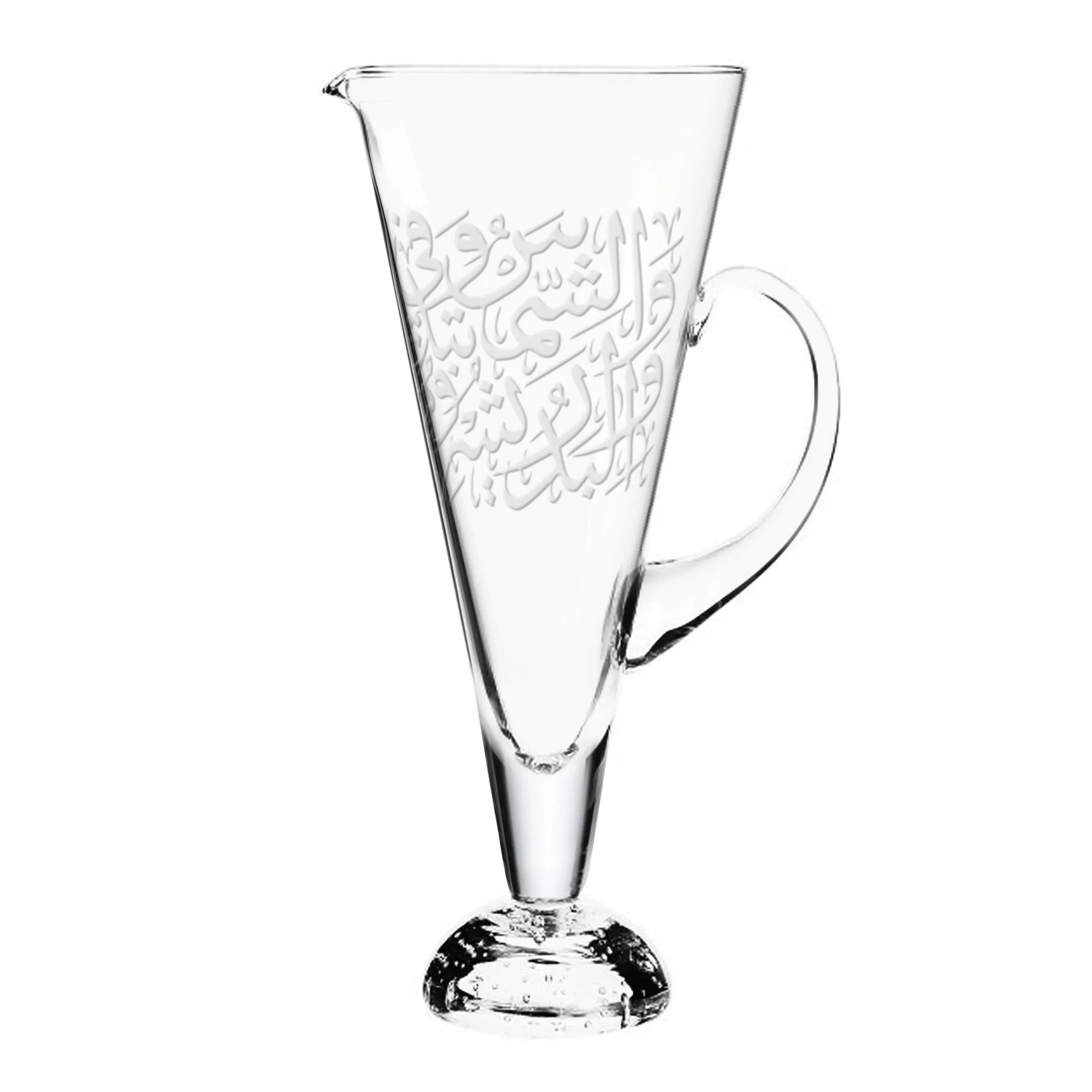 Dimlaj Thuluth Crystal Jug (Engraved) – Emirates Dimlaj Trading LLC